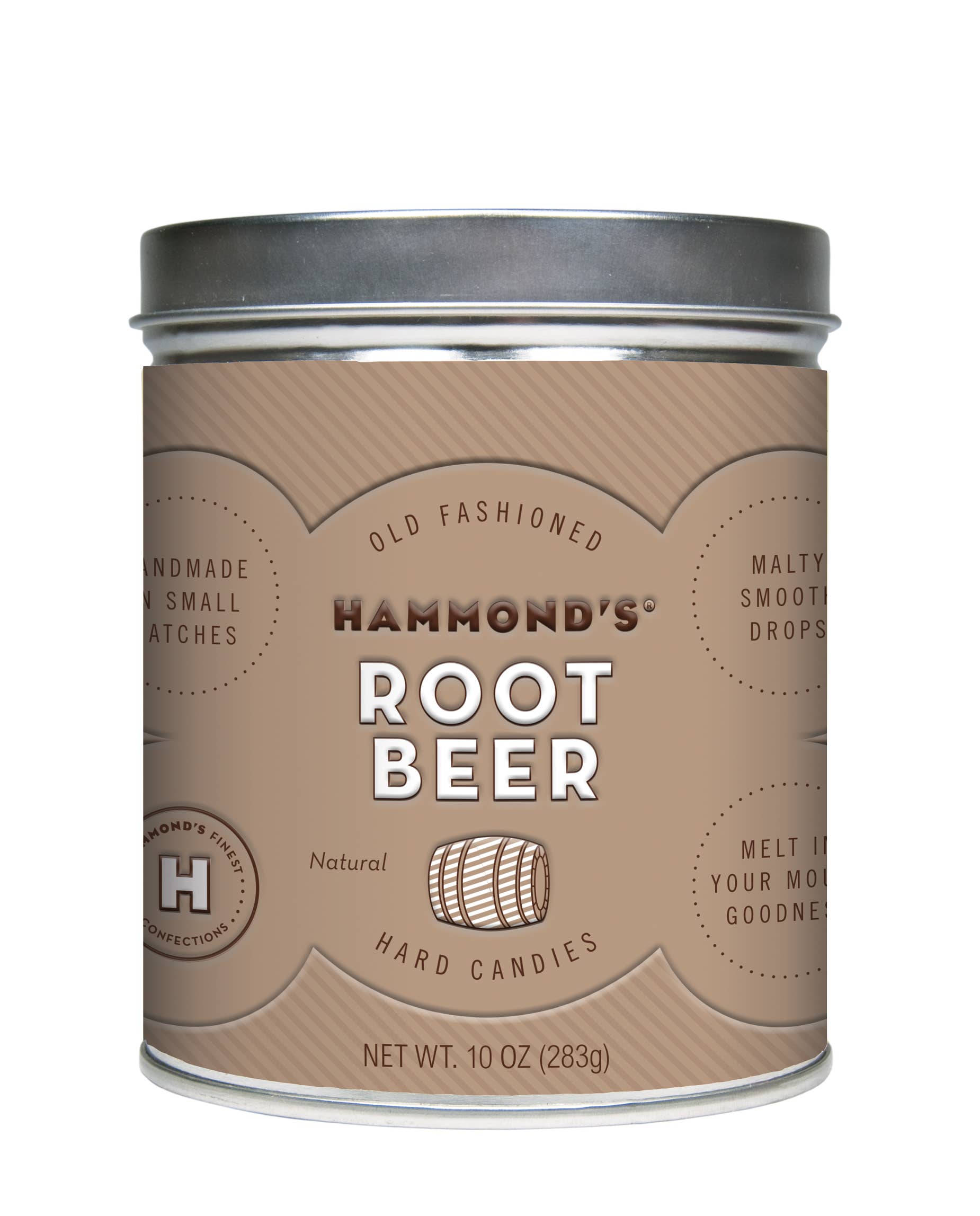 Old-Fashioned Pantry Candy - Natural Root Beer Drops - 10oz Tin ...